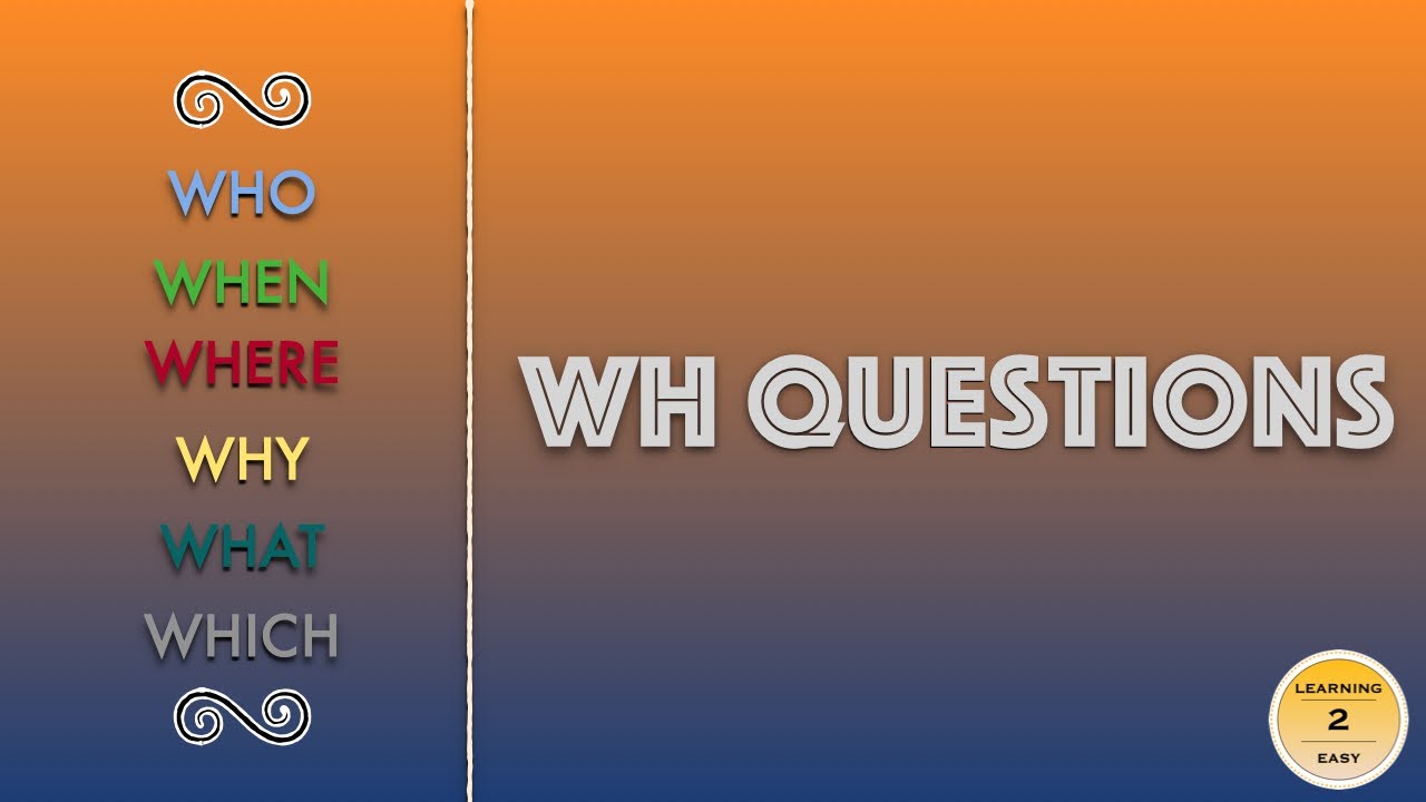 WH QUESTIONS / CURSO BÁSICO DE INGLÉS #5# - YouTube