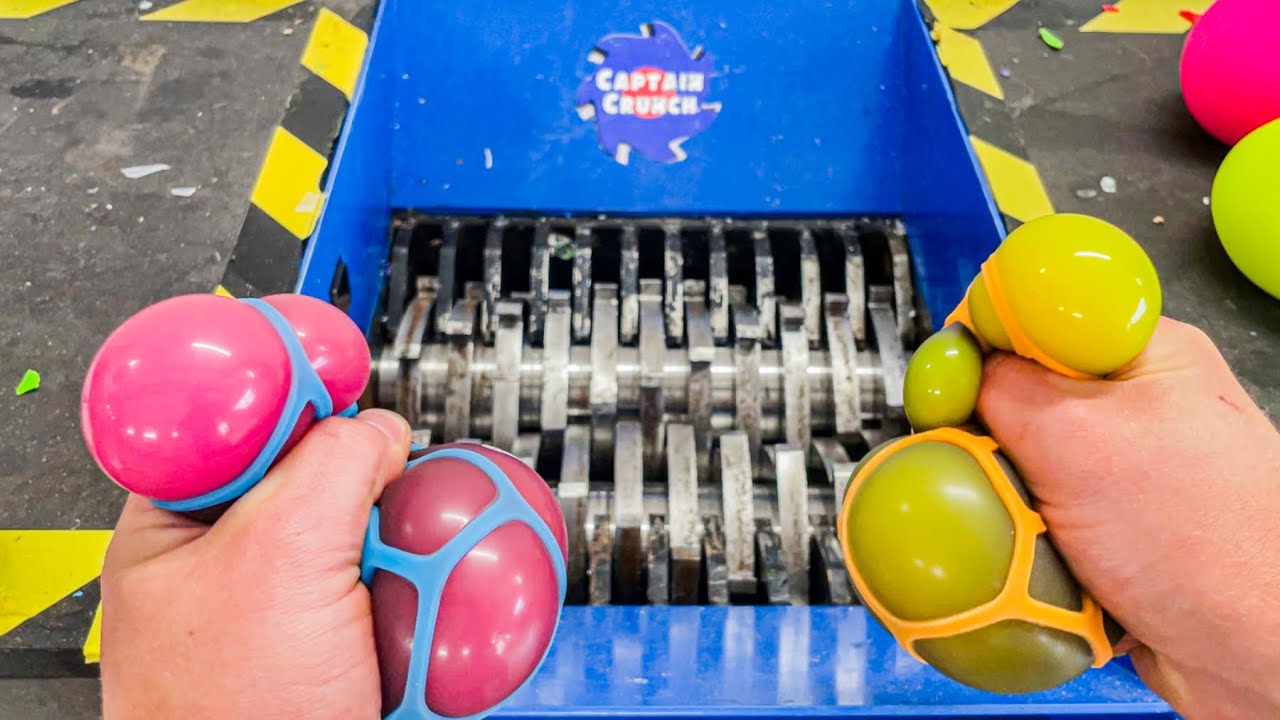 Shredder vs Anti-Stress Balls - YouTube