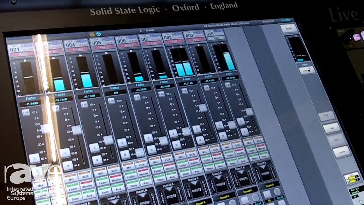 ISE 2017: Solid State Logic Demos L300 Live Sound Reinforcement ...