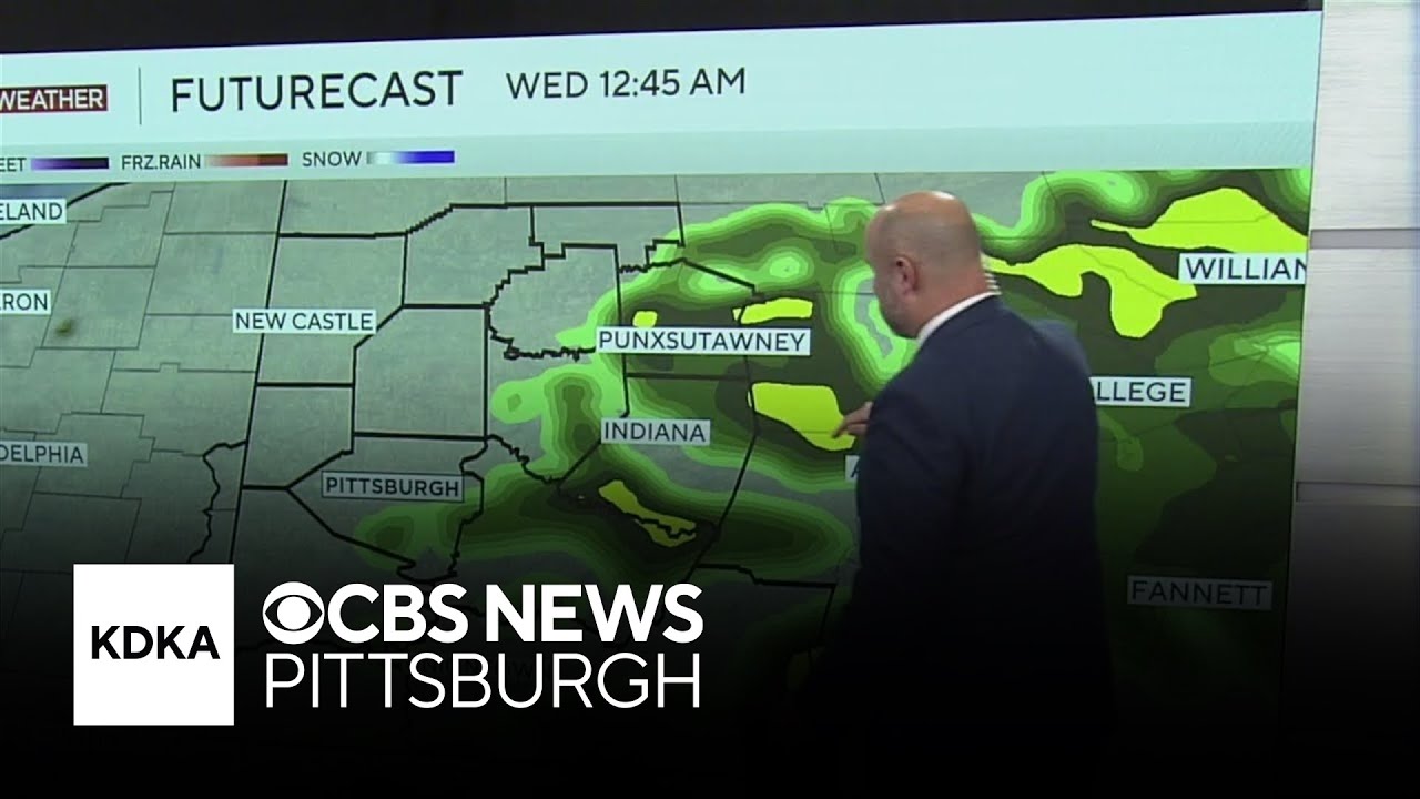 KDKA-TV Evening Forecast (12/10) - YouTube