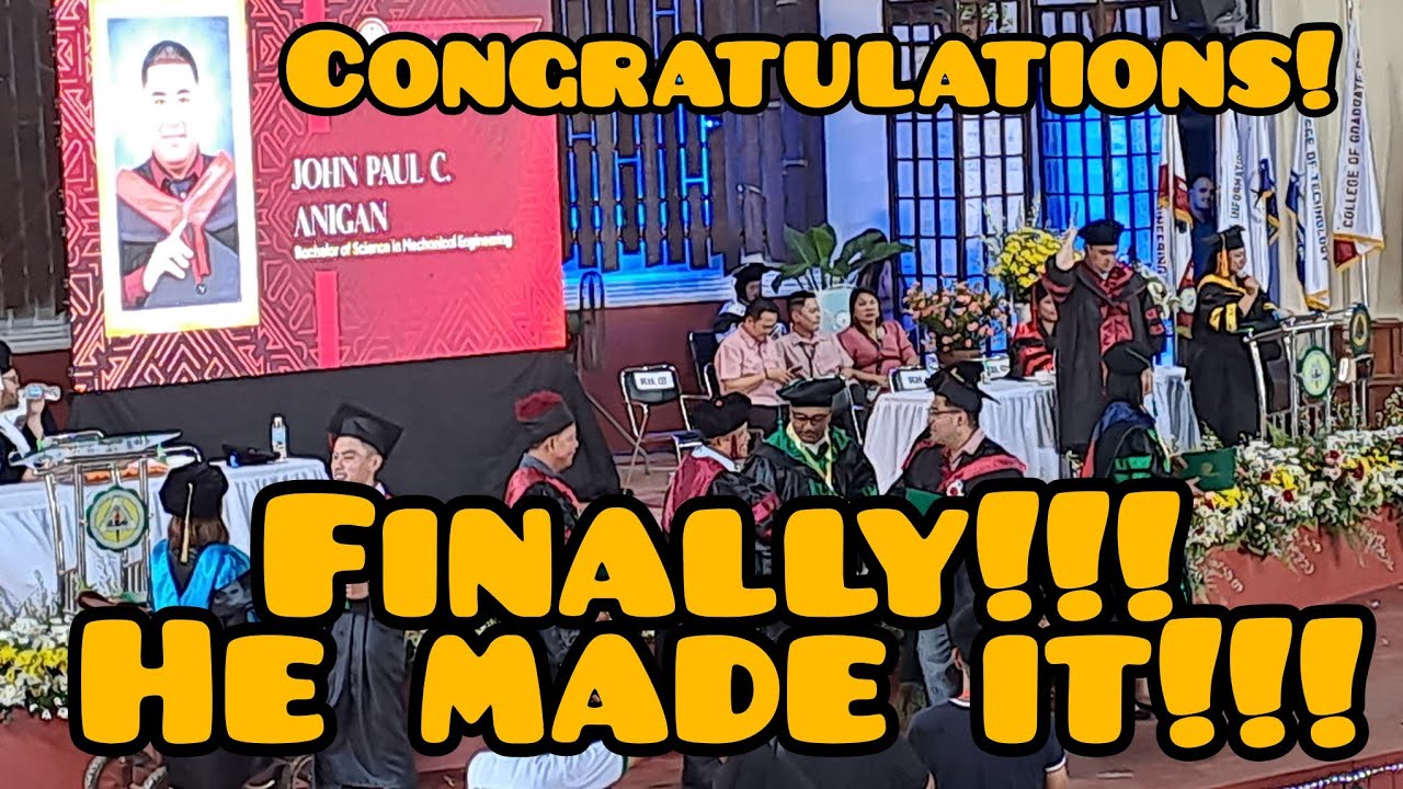 FINALLY! HE MADE IT! || CONGRATULATIONS KUYA PAUL! - YouTube