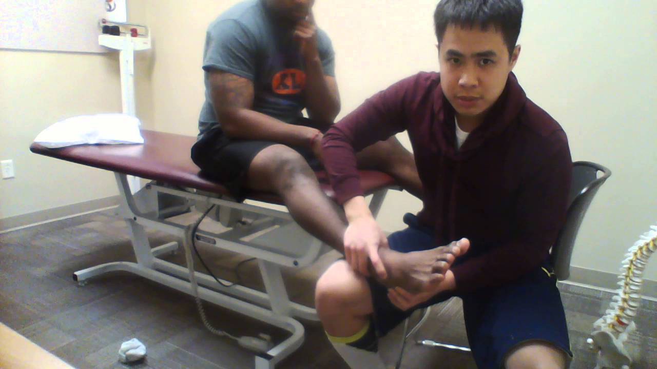 Ankle Rotation Test - YouTube