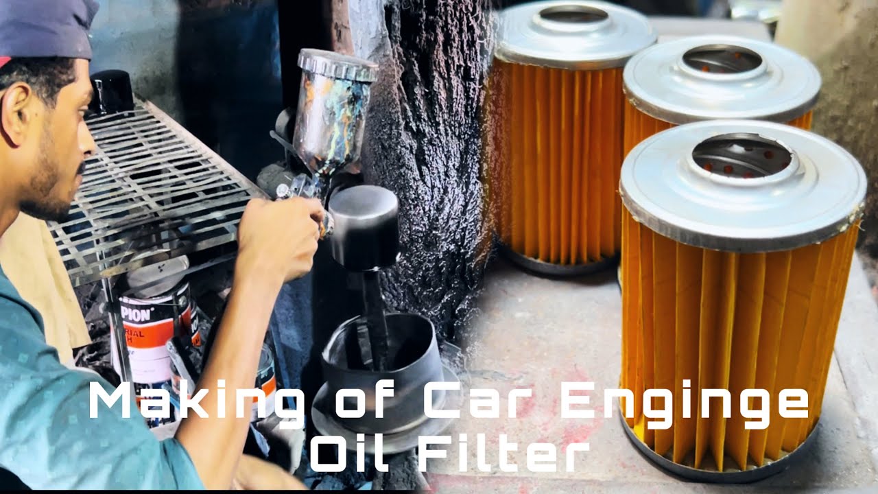 Amazing Guys Making a Car Engine Oil Filter With Minimum Effort - YouTube