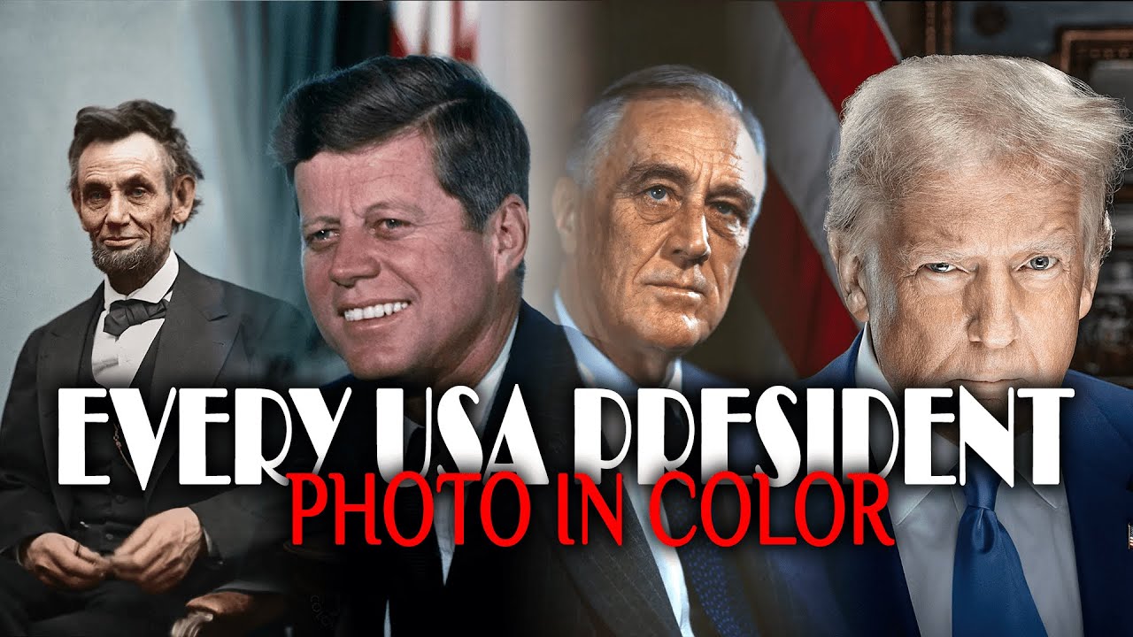 Every United States President Photo in Color | From John Adams to Trump ...