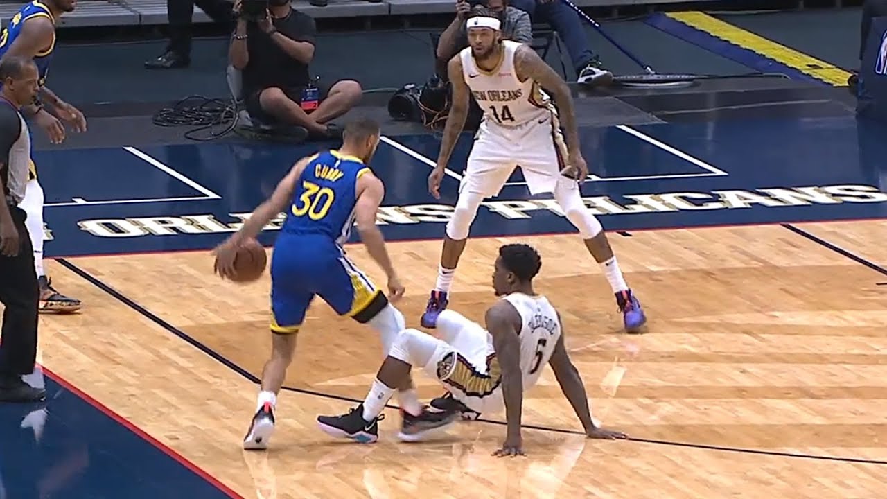 Stephen Curry Breaks Eric Bledsoe's Ankles & Hits The 3 - YouTube