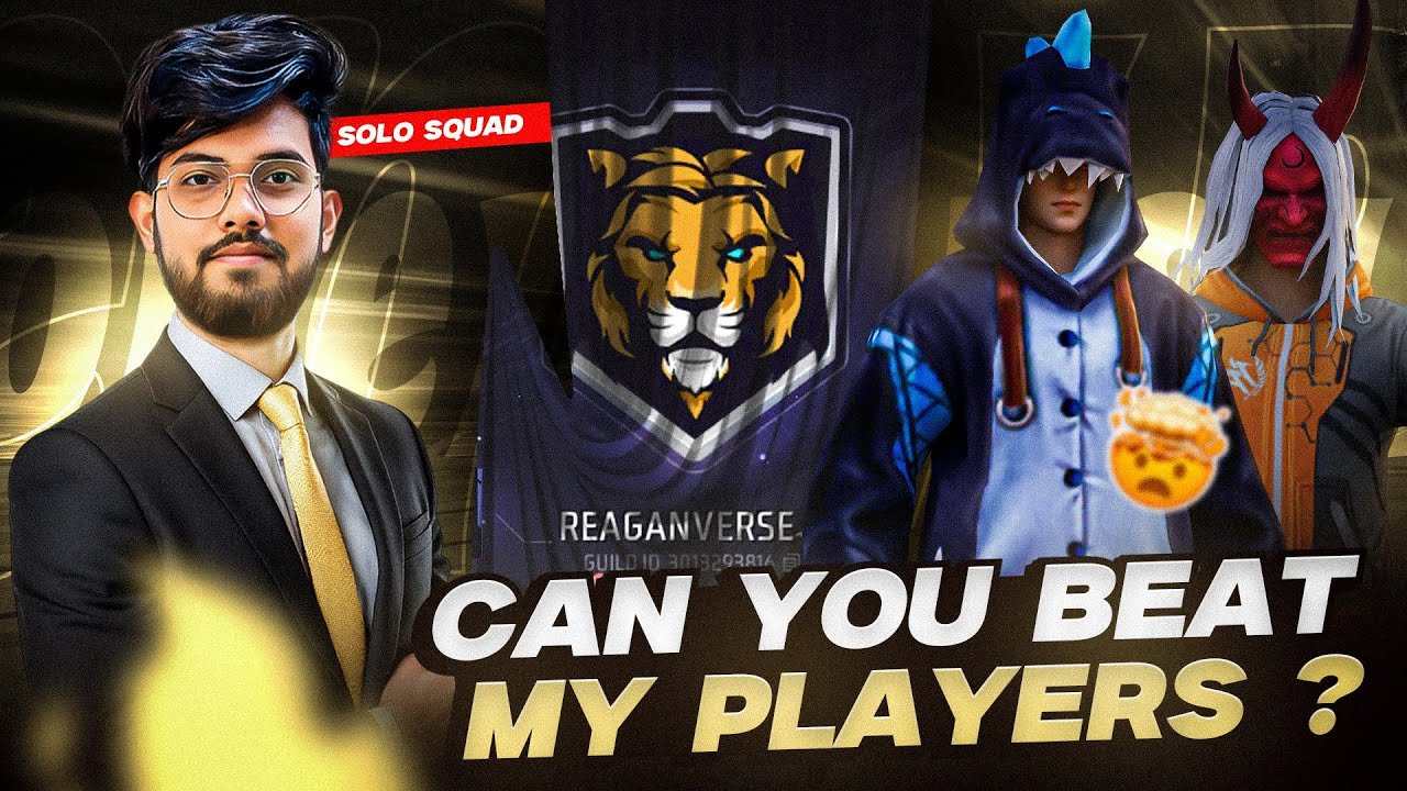 Can You Beat My Players In SOLO or SQUAD | REAGANVERSE| FFMIC 2025 ...