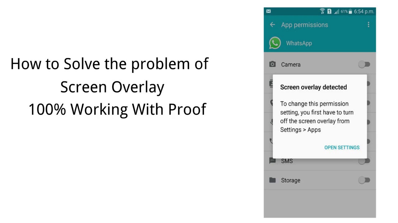 How to solve screen overlay in Samsung j5 for app permission latest ...