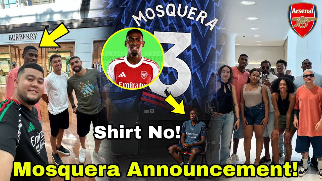 Confirmed Christian Mosquera Announcement & Shirt No. LEAKED🔥Mosquera ...