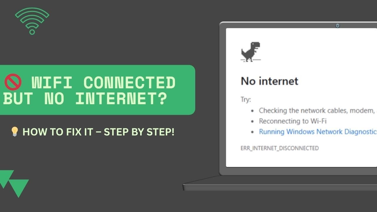 WiFi Connected But No Internet Access Fix | Windows 10 & 11 Solutions ...