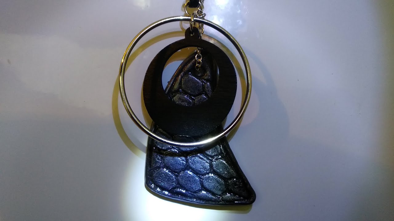 Колье из холодного фарфора - Colier din portelan rece - YouTube