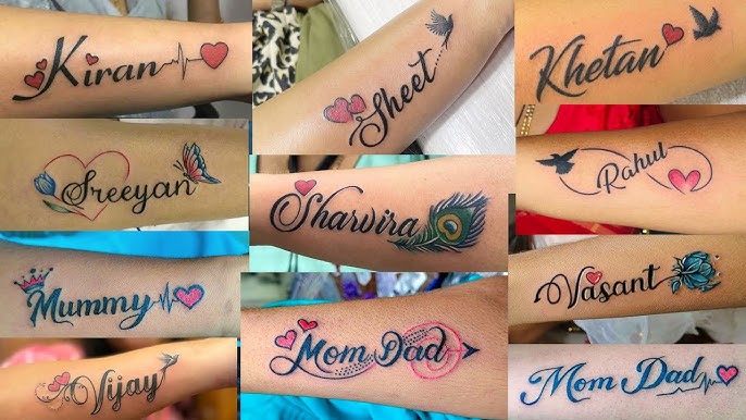 Heart Tattoo Designs With Names 27 Intriguing Name Tattoos Tattoo Me