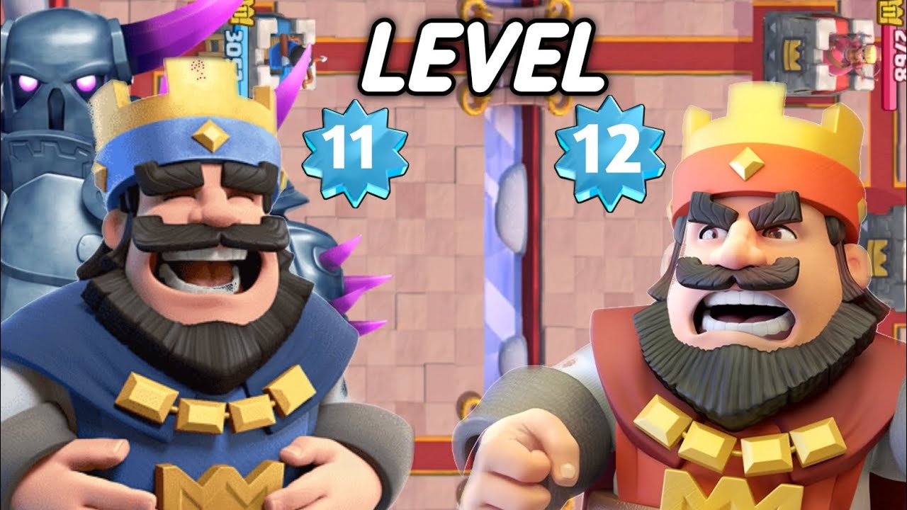 Destroying 12 LEVEL King's Tower | CLASH ROYALE - YouTube