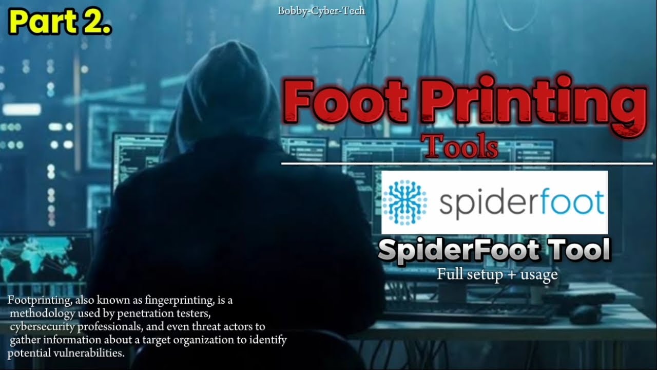 Foot Printing & Reconnaissance || part2. || Spider Foot Tool | Best ...