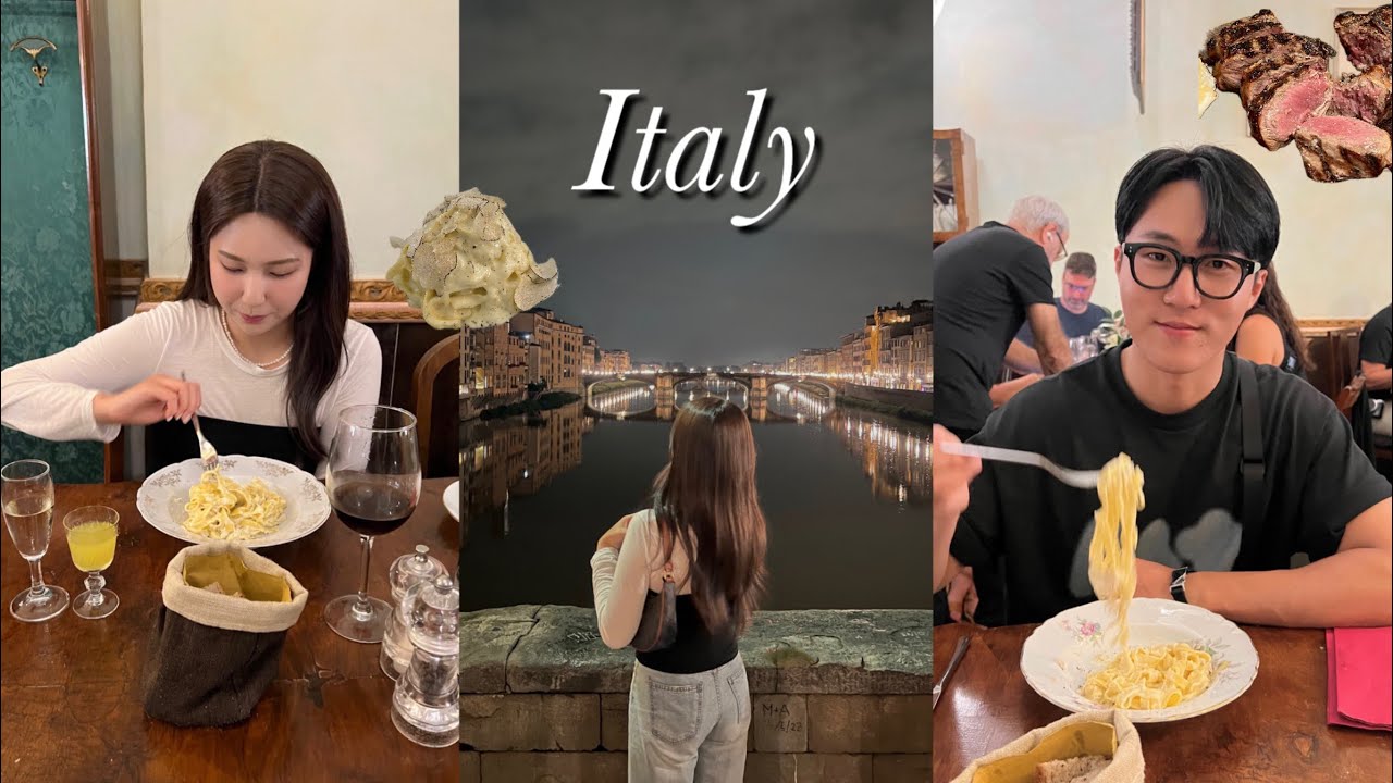 Vlog 피렌체 괜히 낭만의 도시가 아니었다 이탈리아 신혼여행 브이로그 베키오 다리 피렌체 가죽시장 유럽 여행 셀린느 아바백 일상 브이로그