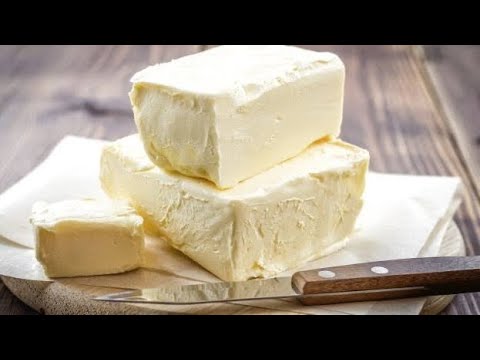 Homemade white butter (makhan) super easy and quick method - YouTube