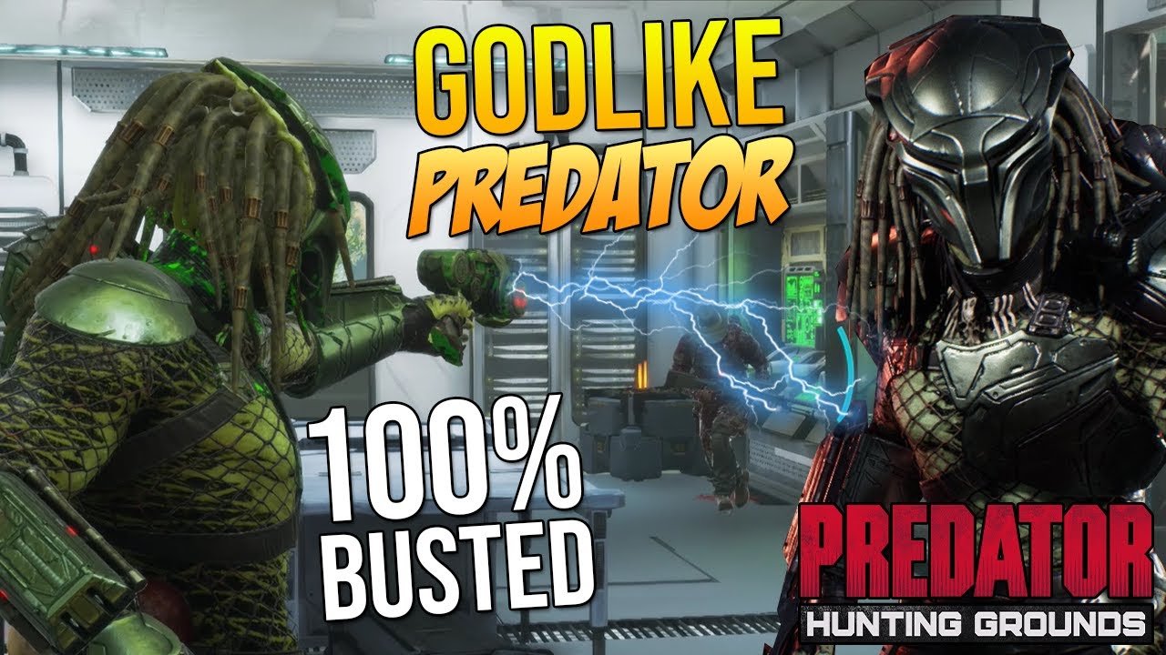 Predator Hunting Grounds GODLIKE PREDATOR Tries PLASMA PISTOL BUFF ...