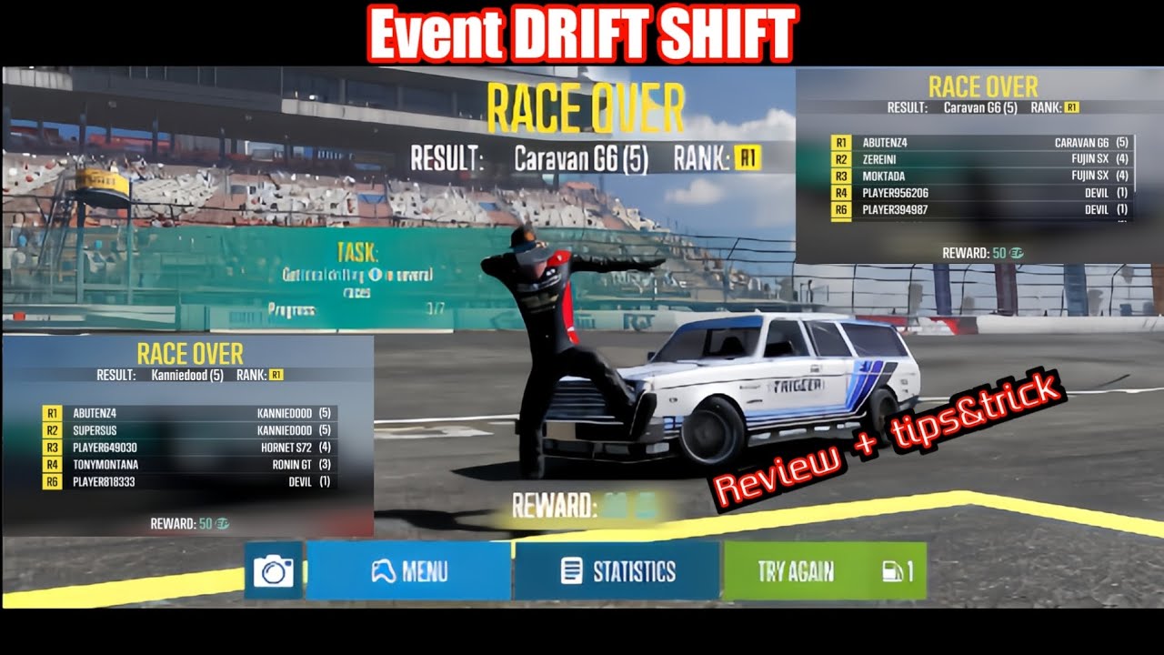 New Event DRIFT SHIFT Review tips and trick gift terbaik | CarX Drift ...