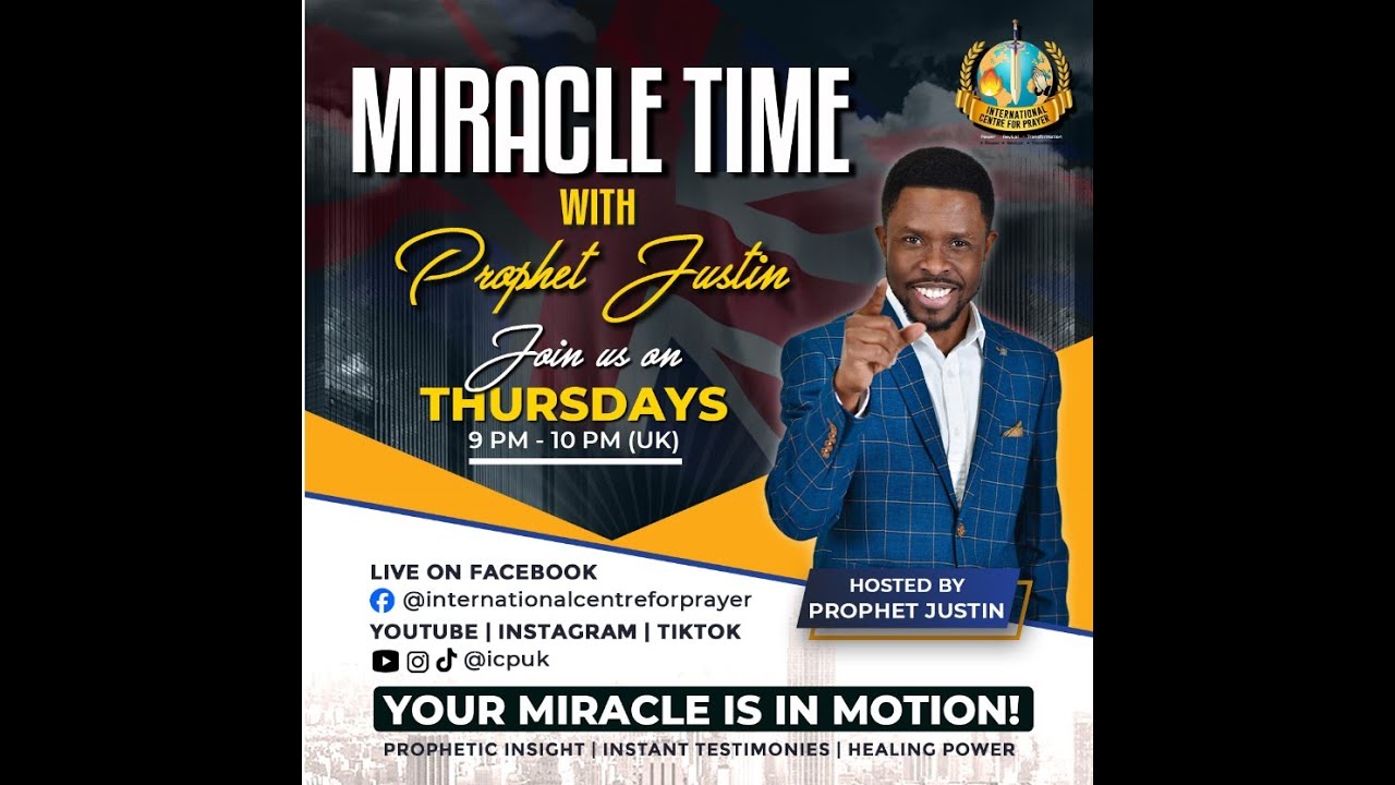 Miracle Time With Prophet Justin - YouTube