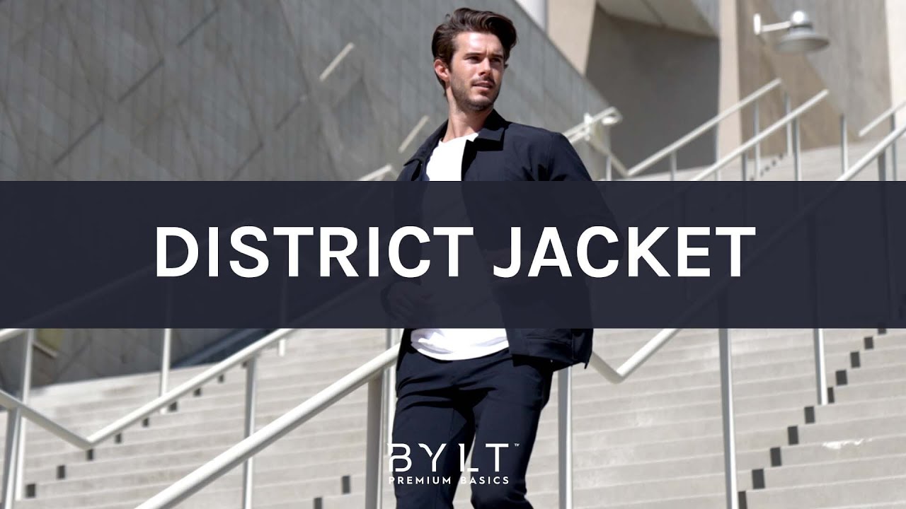 District Jacket | BYLT Premium Basics - YouTube