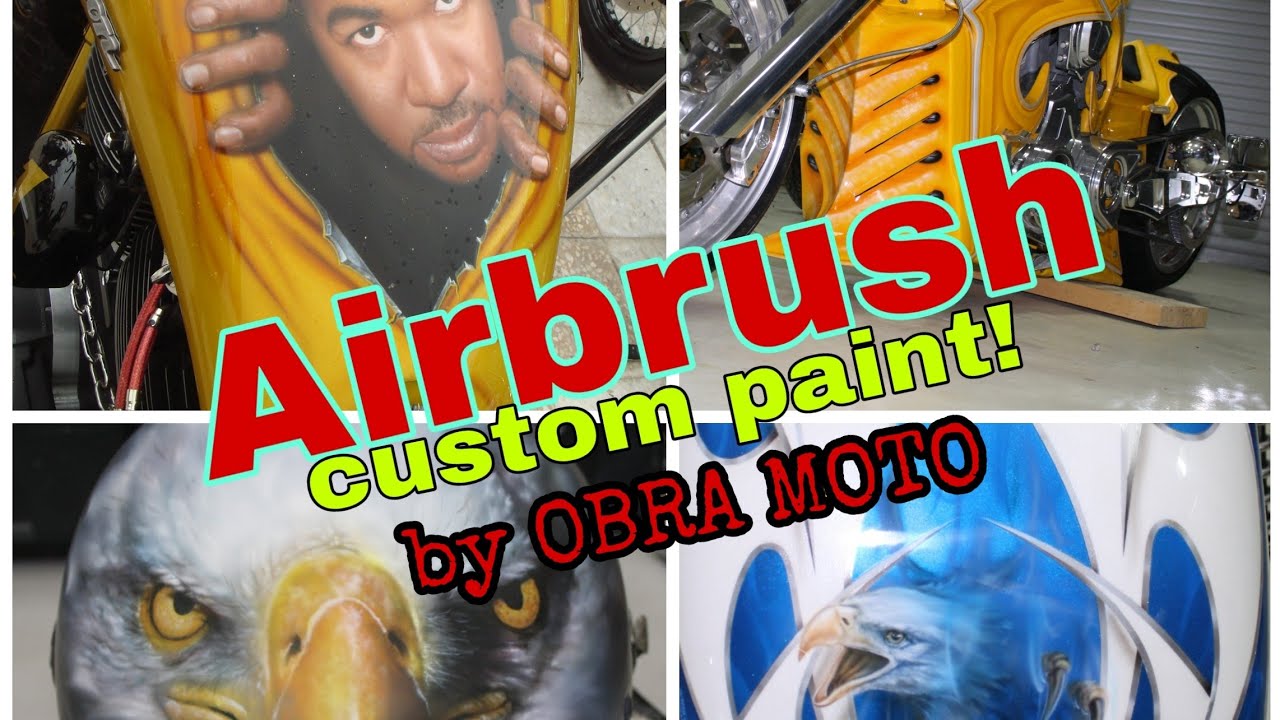 Best motorcycle design custom paint( Airbrushing ) - YouTube