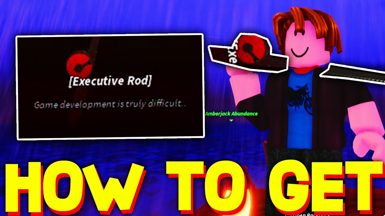 *NEW* HOW TO GET EXECUTIVE ROD SHOWCASE in FISCH! ROBLOX - YouTube