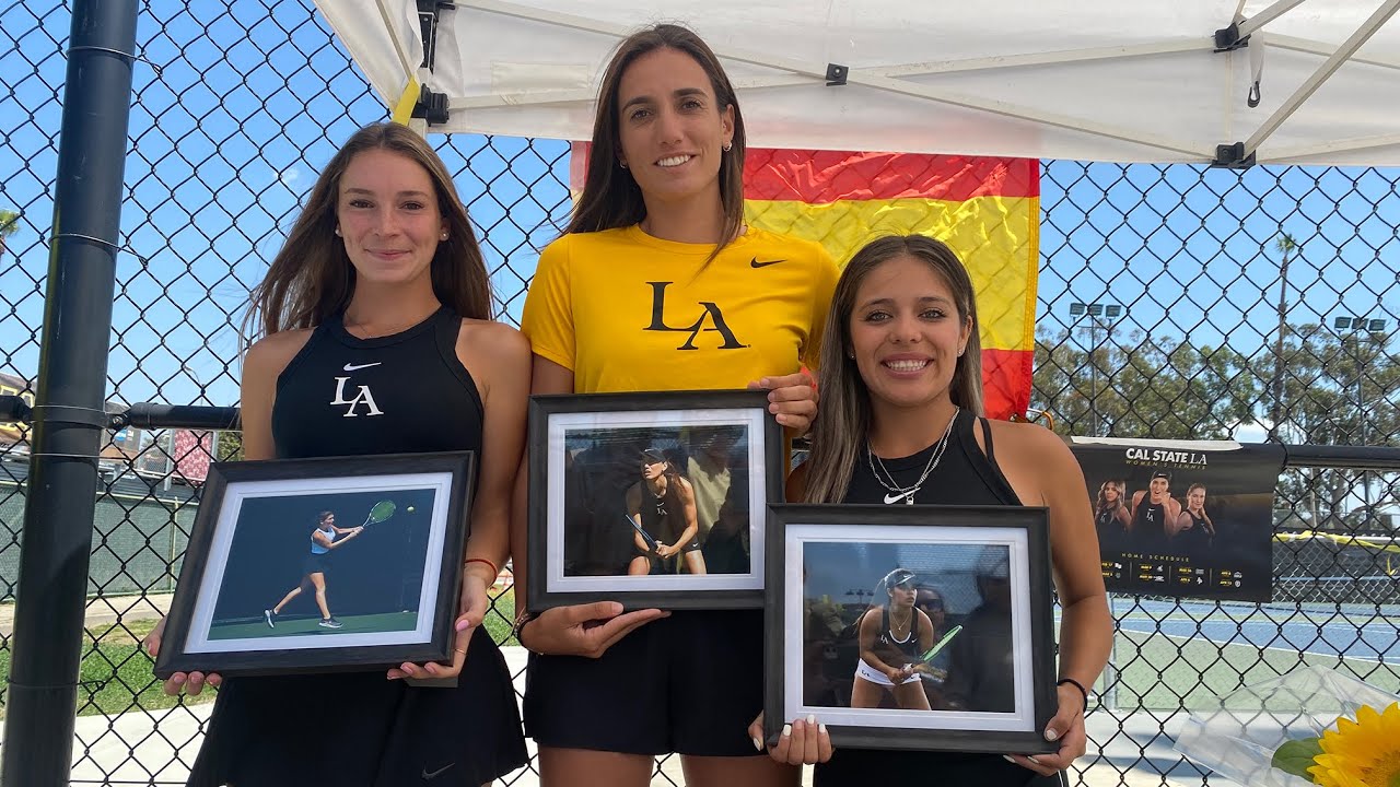 Cal State LA Tennis Celebrates 2022 Seniors - YouTube