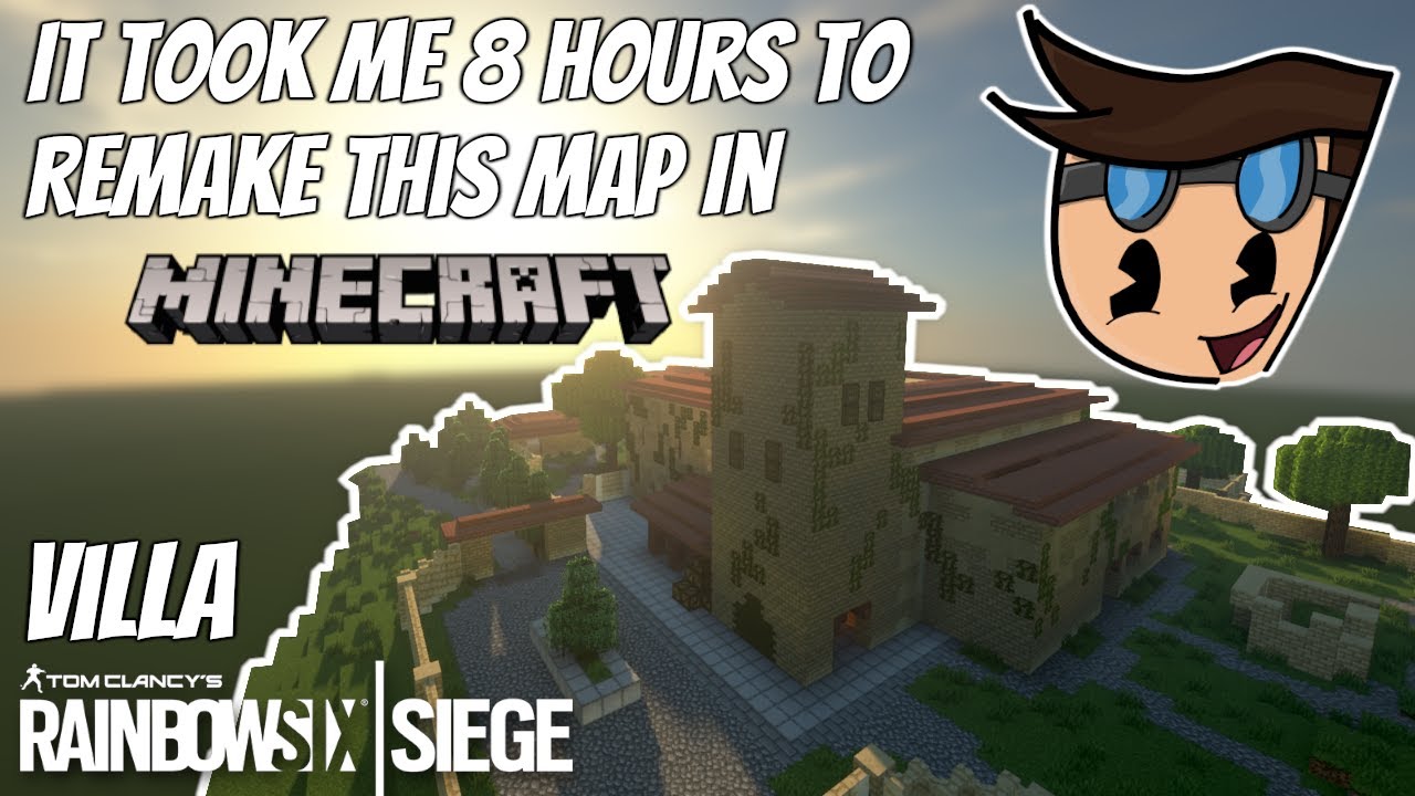 I SPENT 8 HOURS REMAKING VILLA FROM RAINBOW SIX SIEGE IN MINECRAFT 1.16 ...