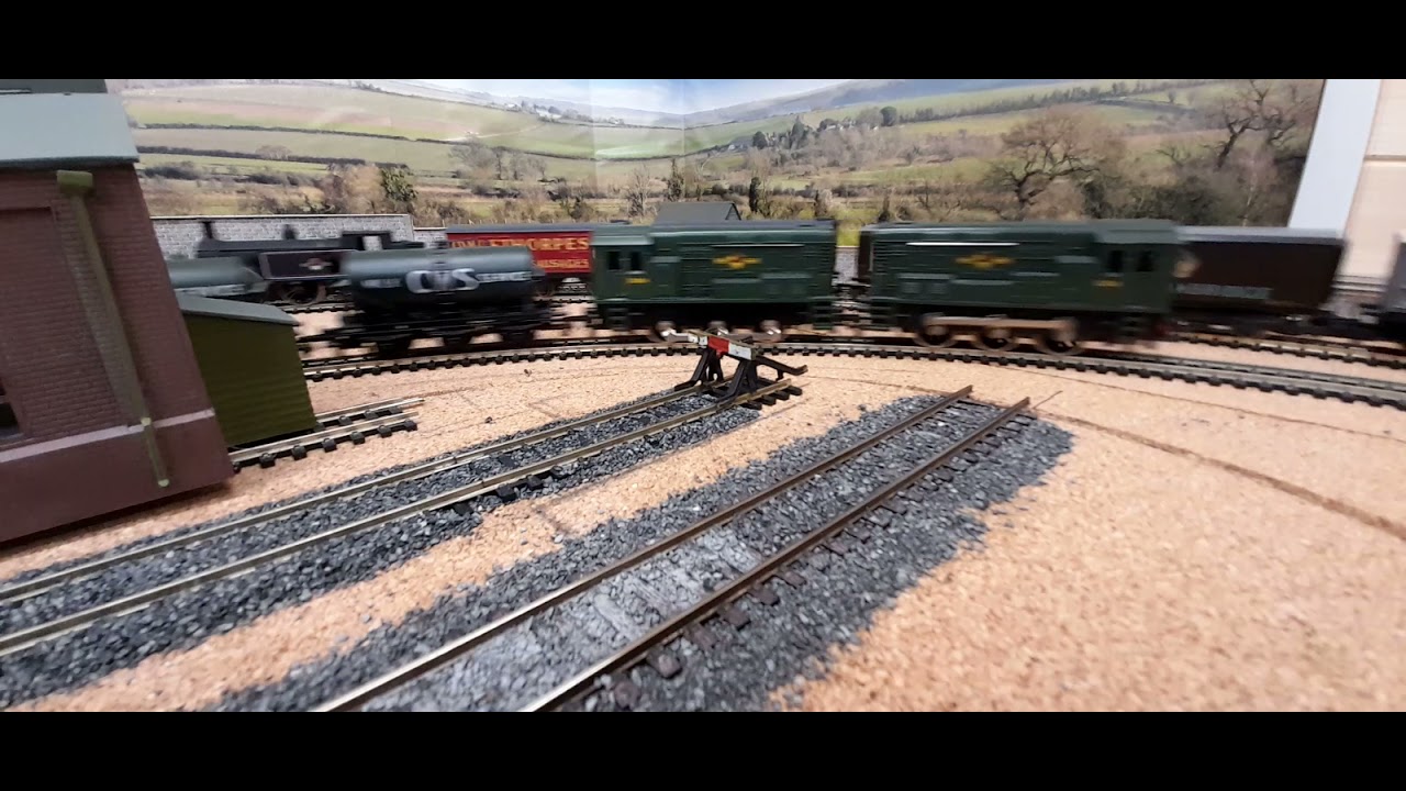 Hornby M7 and 2 Lima class 08's with 6 wheeled trucks. - YouTube