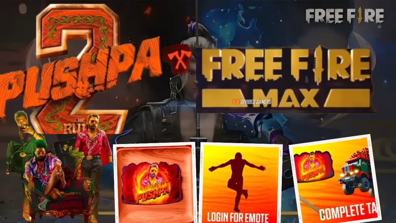 Free Fire x Pushpa 2 Event ♥️🎯| free fire new event | Ff New Event ...