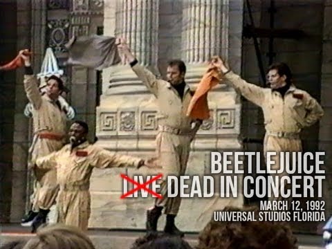 Beetlejuice Dead in Concert at Universal Studios Florida | With Wayne Brady! | 1992