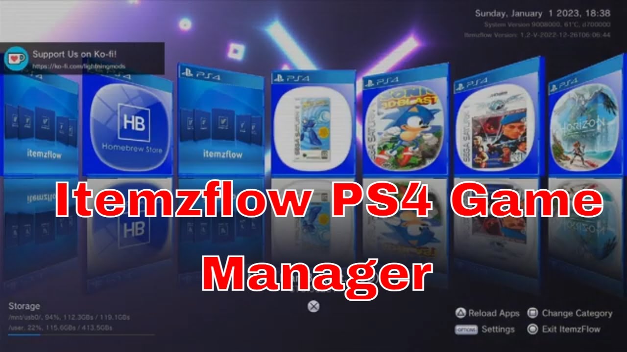 how to Install Multiman on PS4 JB 9.00 (ItemzFlow) - YouTube