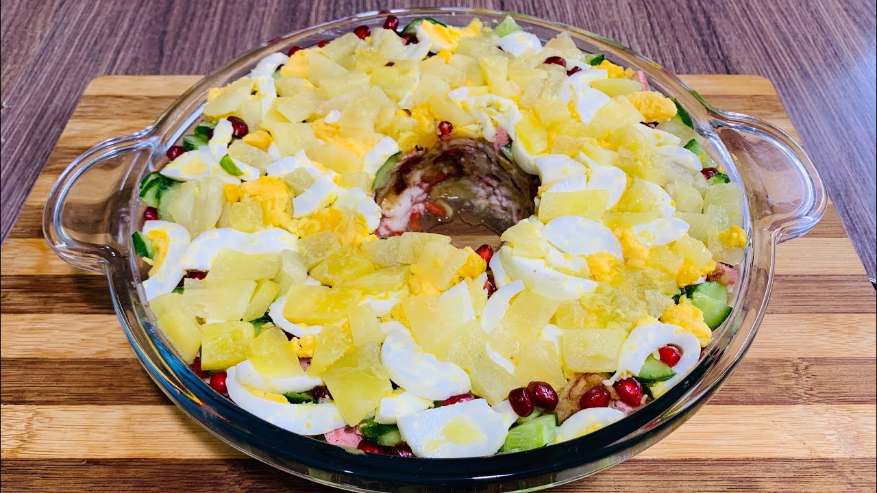 How to Make Restaurant Style Salad at Home | Fruit and Vegetables Salad ...