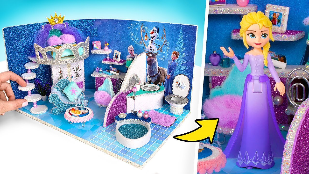 LIVE: How To Make Amazing Elsa and Anna-Inspired Crafts! ️ - YouTube