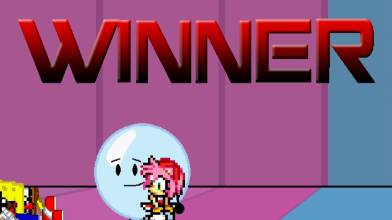 M.U.G.E.N: Sonic & Spongebob Vs Amy Rose & Bubble - YouTube