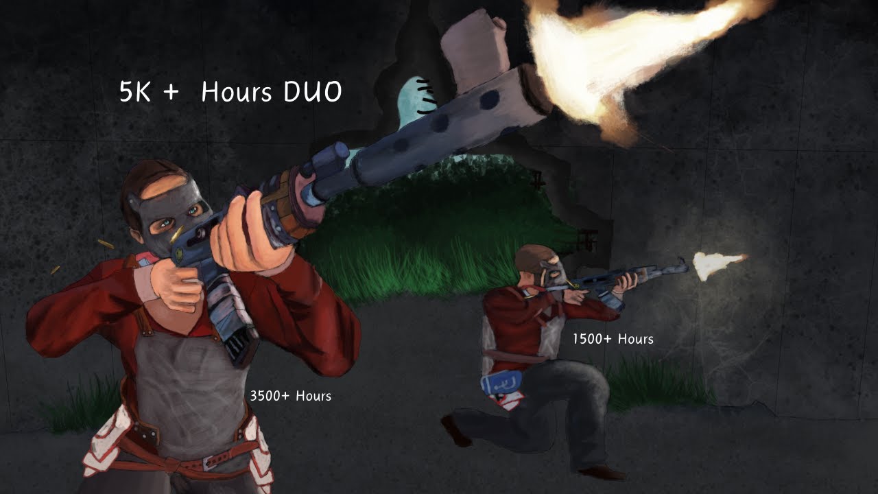Rust This is what a 5000+ hour duo can do in 4 hours - YouTube