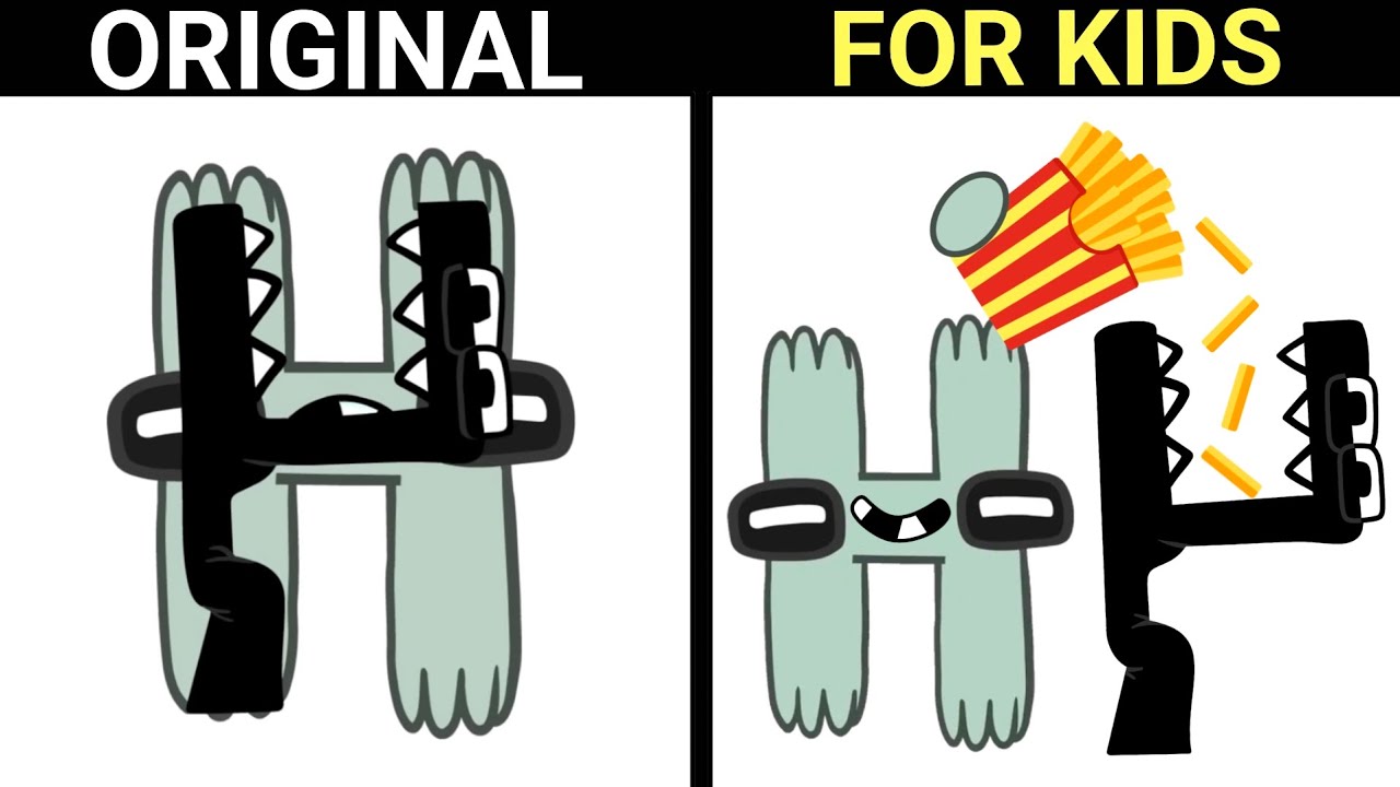 Alphabet Lore Eating FRIES | ft. Number Lore (ASMR) - YouTube