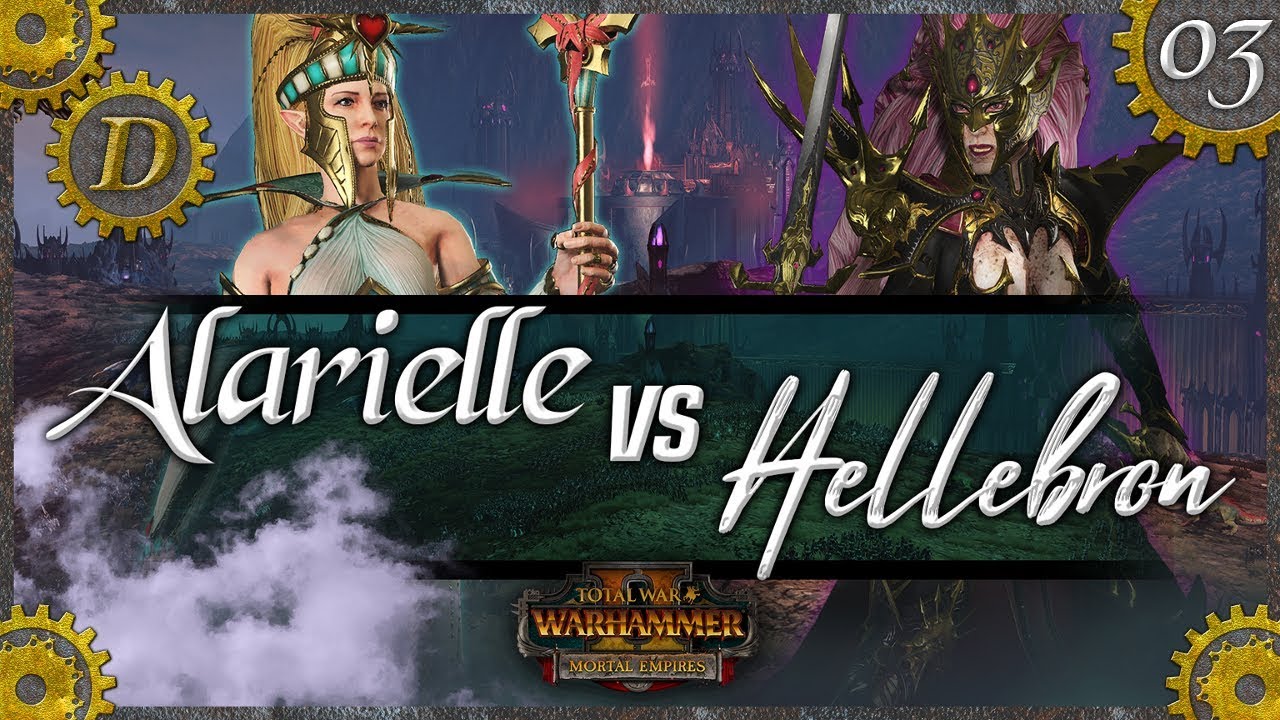 E3 Alarielle vs Crone Hellebron Head2Head Campaign | Mortal Empires ...