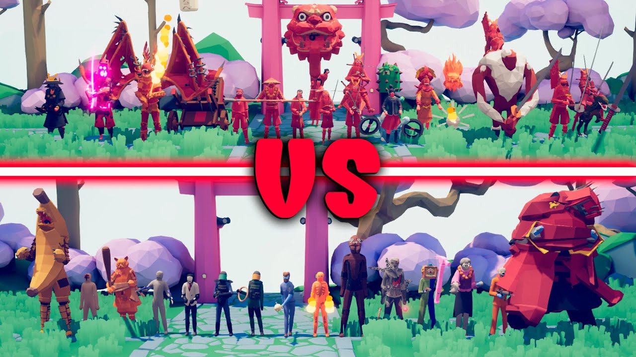 DYNASTY TEAM vs SCP FOUNDATION TEAM | TABS - Totally Accurate Battle ...