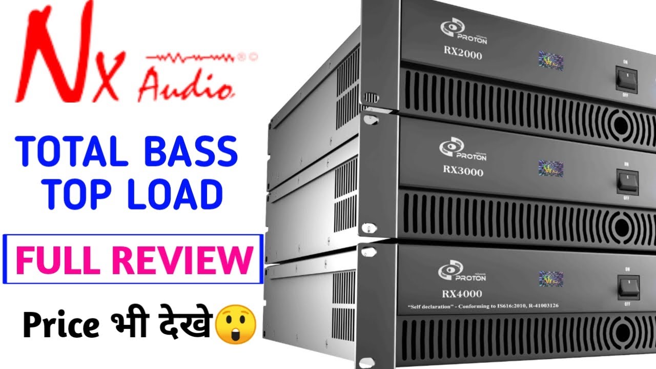 Nx audio Rx-2000, Rx-3000, Rx-4000, Rx-5000 full review and price - YouTube
