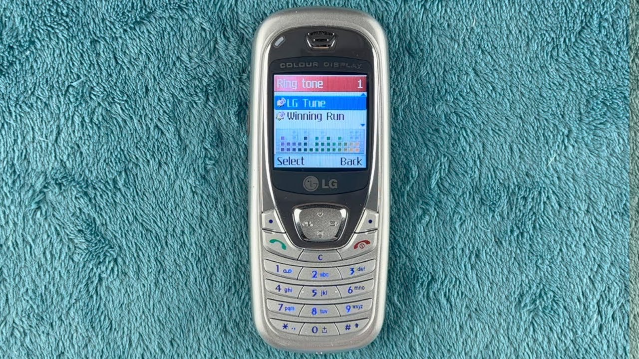 LG B2000, B2050 all original ringtones - YouTube
