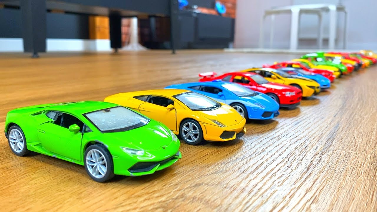 Push Cars forward, Cars go to my hands Cars. Diecast Model Cars Driven ...