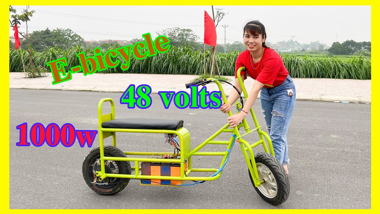 The simplest homemade 2-wheel electric scooter: Full video - YouTube