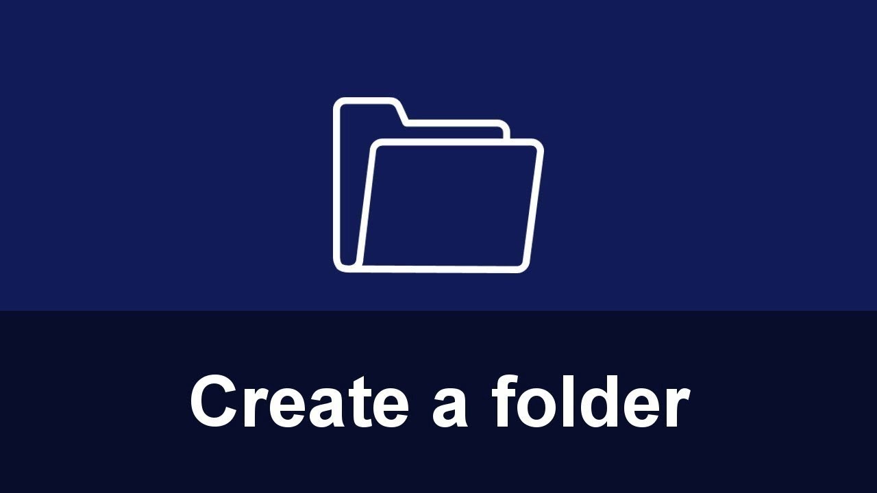 Create a folder | OpenText Media Management - YouTube