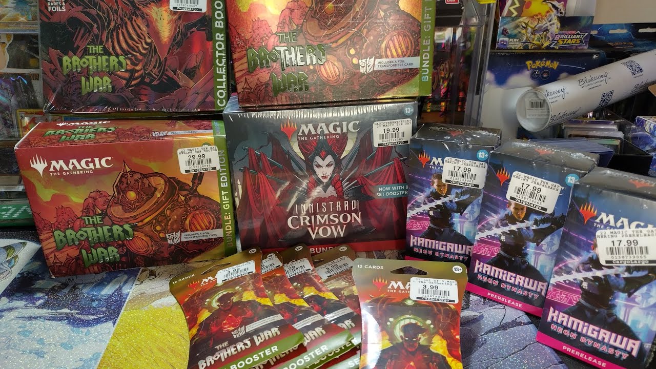 Magic the Gathering Pack Opening Session - YouTube