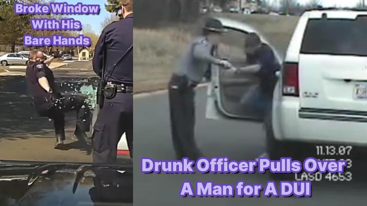 Drunk Officer Pulls A Man Over For A DUI, Unbelievable!! Man Wont ID ...