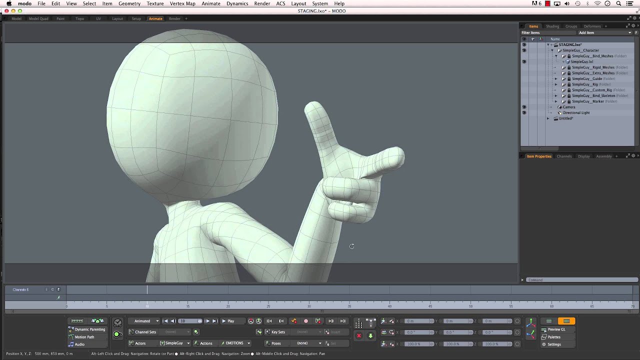 Episode 8: Exploring Animation Principles in MODO - Staging - YouTube