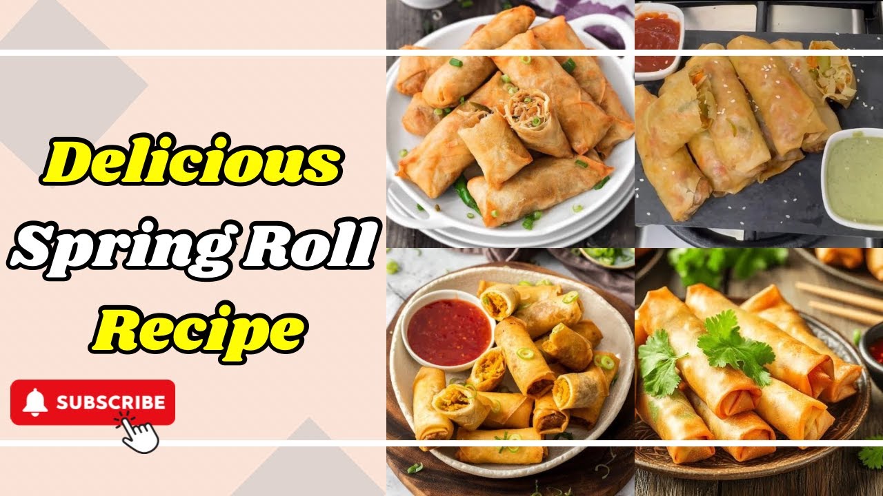 Easy Spring Rolls Recipe | How to Make Delicious Spring Rolls at Home ...