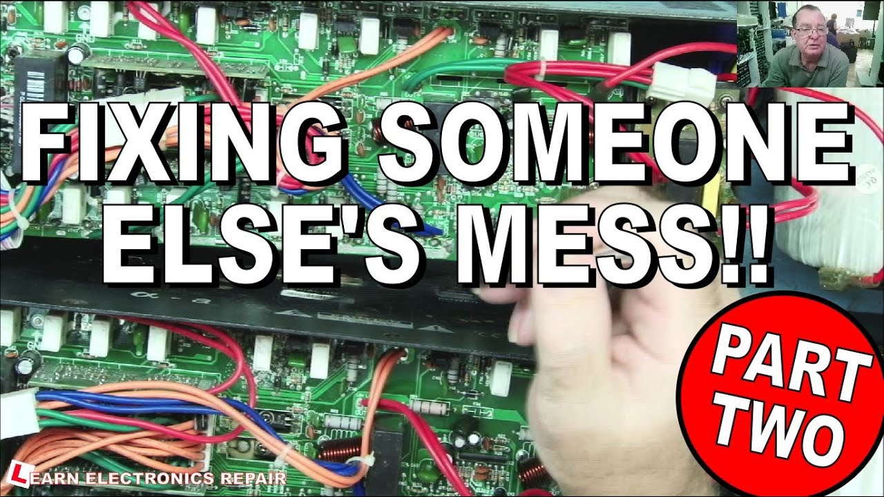 Fixing Someone Else's Mess PART 2 Biema Alpha Line Array Amplifier ...