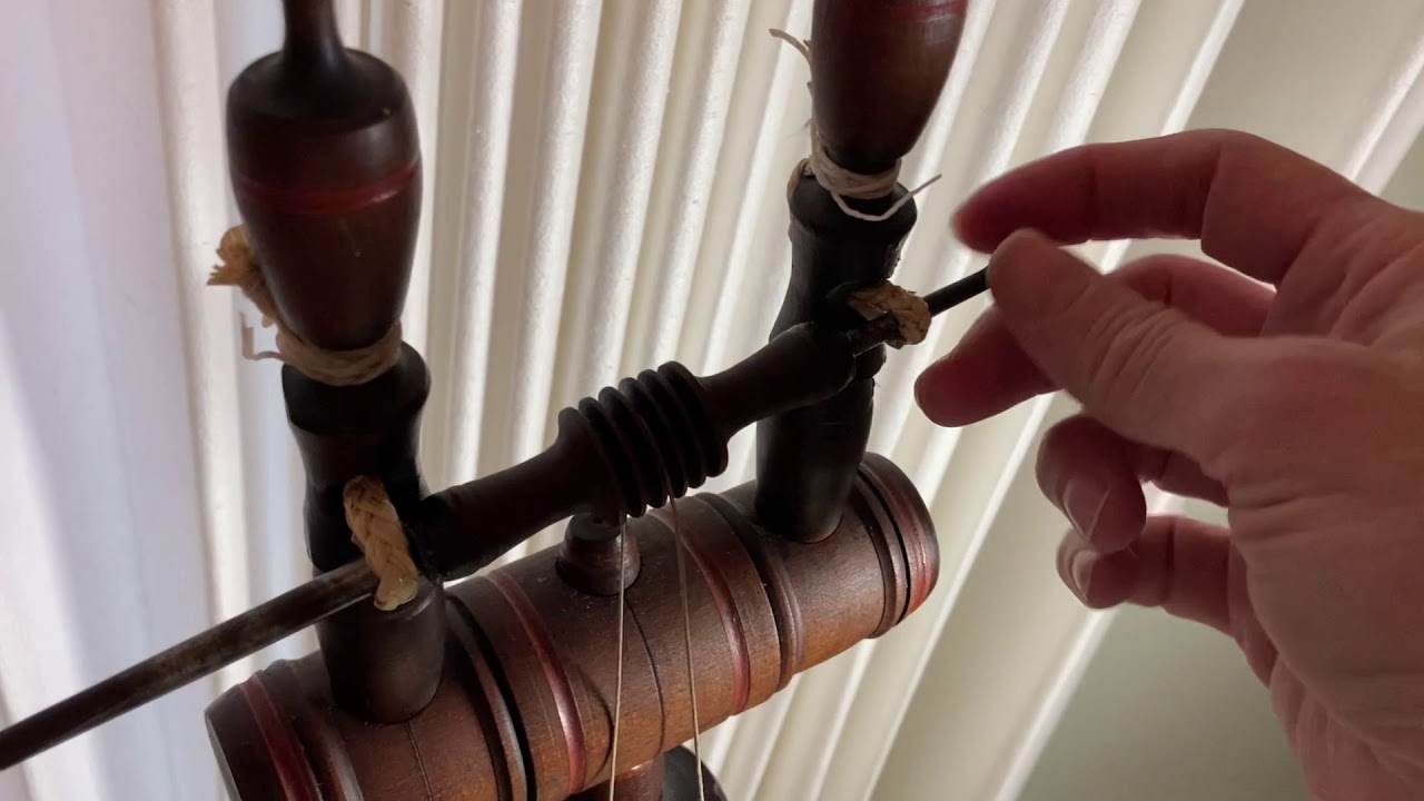 Great wheel spinning spindle bearing adjustments - YouTube