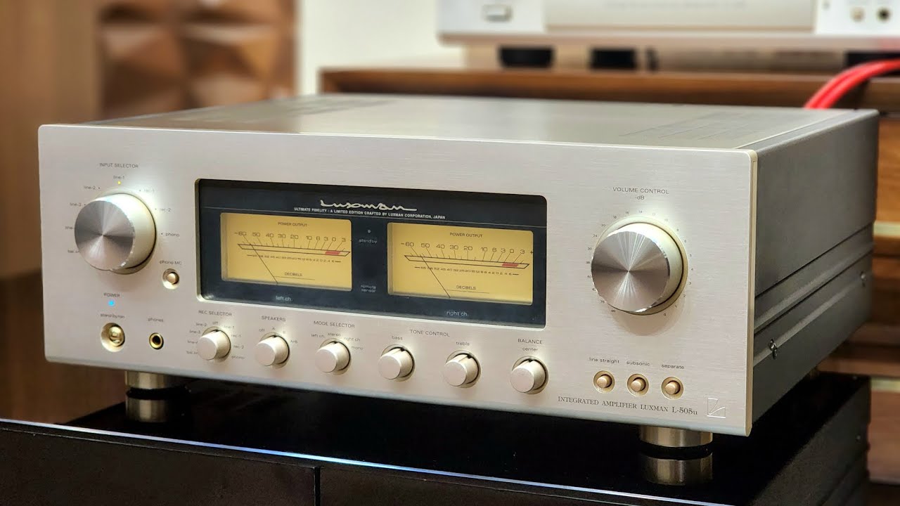 💥Hàng bãi tuyển cphọn. Amply LUXMAN L-505u thiết kế sang trọng. Chất âm ...